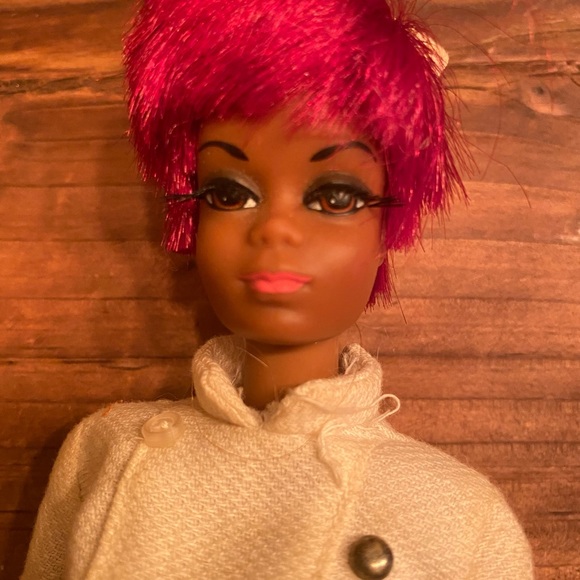 Other | Vintage Nurse Barbie Diahann Carroll Julia Doll 1968 Mattel Red ...